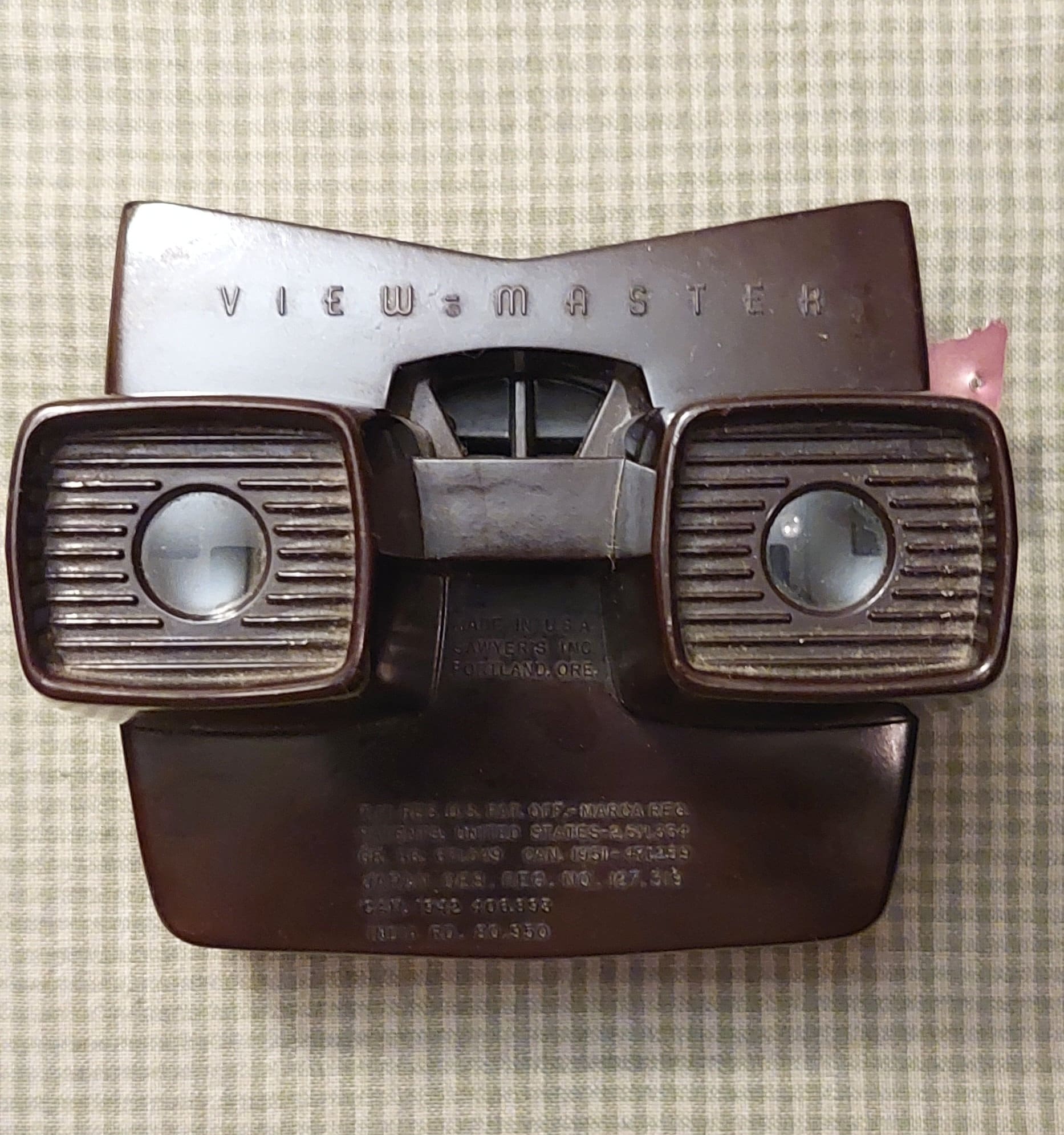 Vintage 1960s Brown Bakelite Viewmaster With Seven Vintage Reels - Etsy