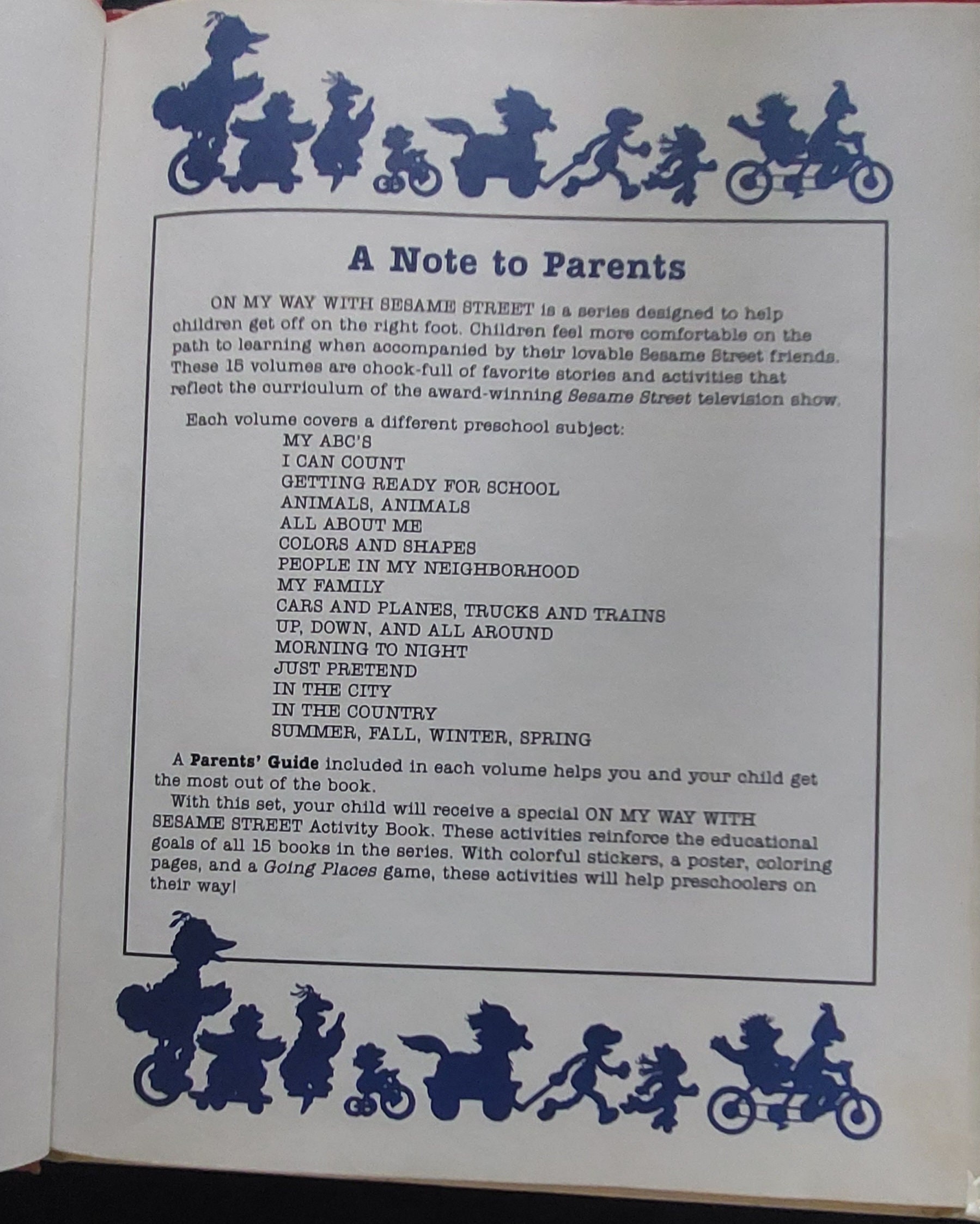 Vintage 1989 Sesame Street My Abcs Hardcover Children's Book - Etsy