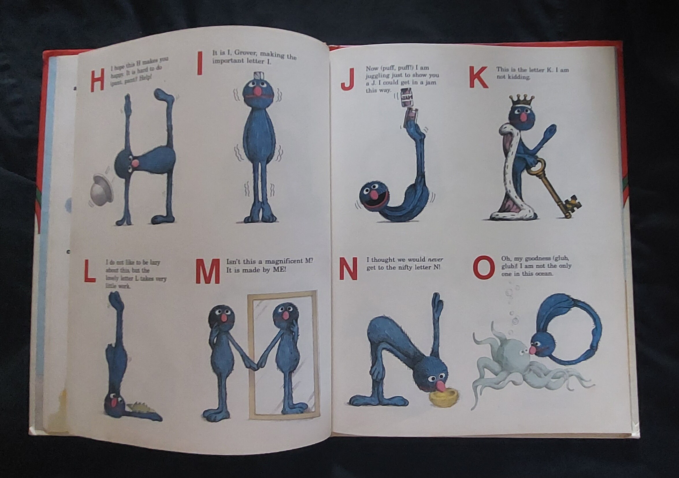 Vintage 1989 Sesame Street My Abcs Hardcover Children's Book - Etsy