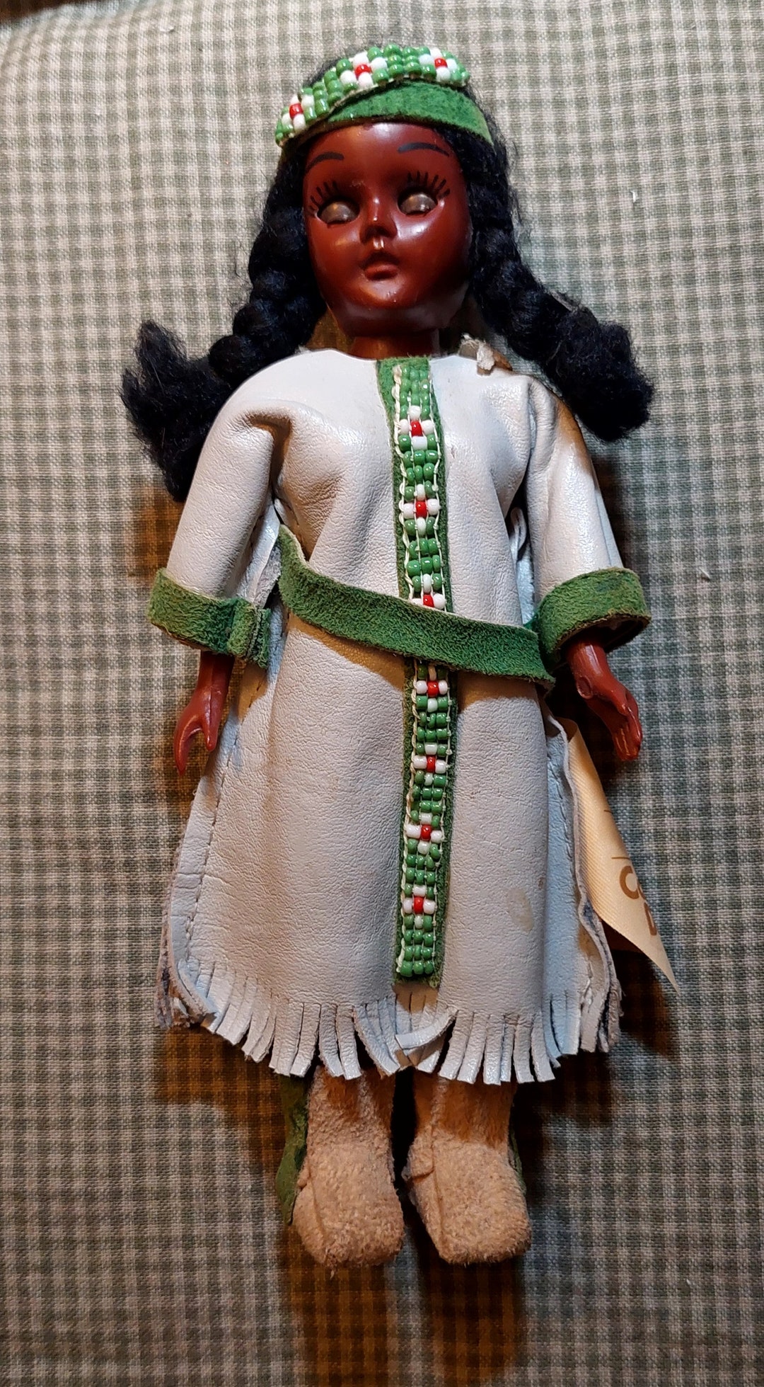 Vinyage Carlson Dolls Indian Princess With Papoose on Back - Etsy