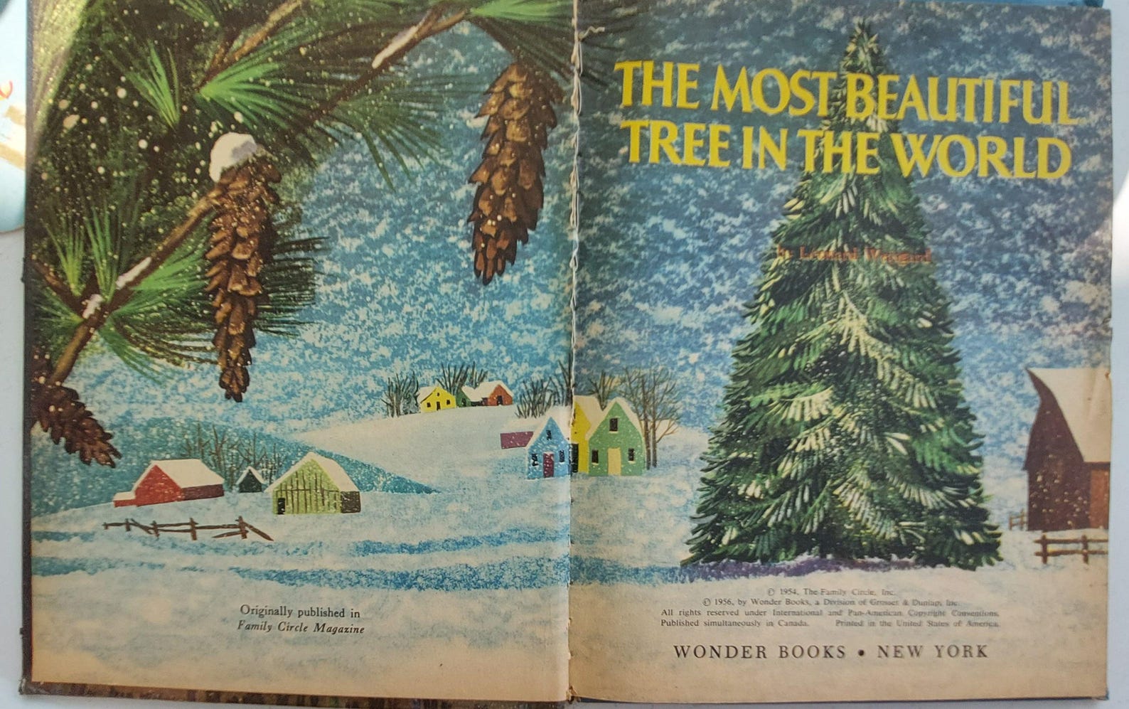 Vintage 1954 the Most Beautiful Tree in the World Children's Christmas ...