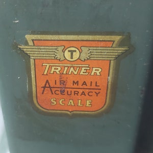 Vintage War Time WWII Triner Air Mail Accuracy Scale Post Office USPS ...