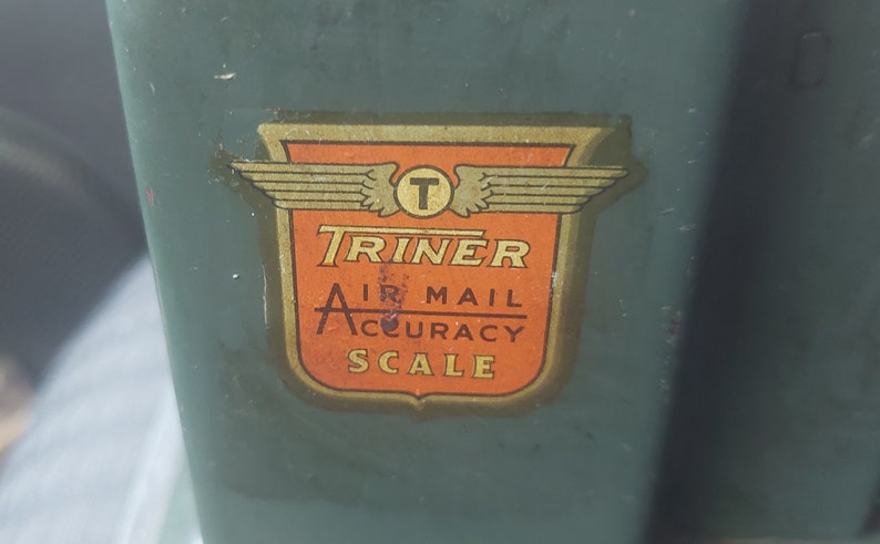 Vintage War Time WWII Triner Air Mail Accuracy Scale Post Office USPS ...