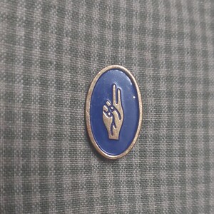 Vintage Girl Scout 2 Finger Honor Salute Pin Brooch - Etsy