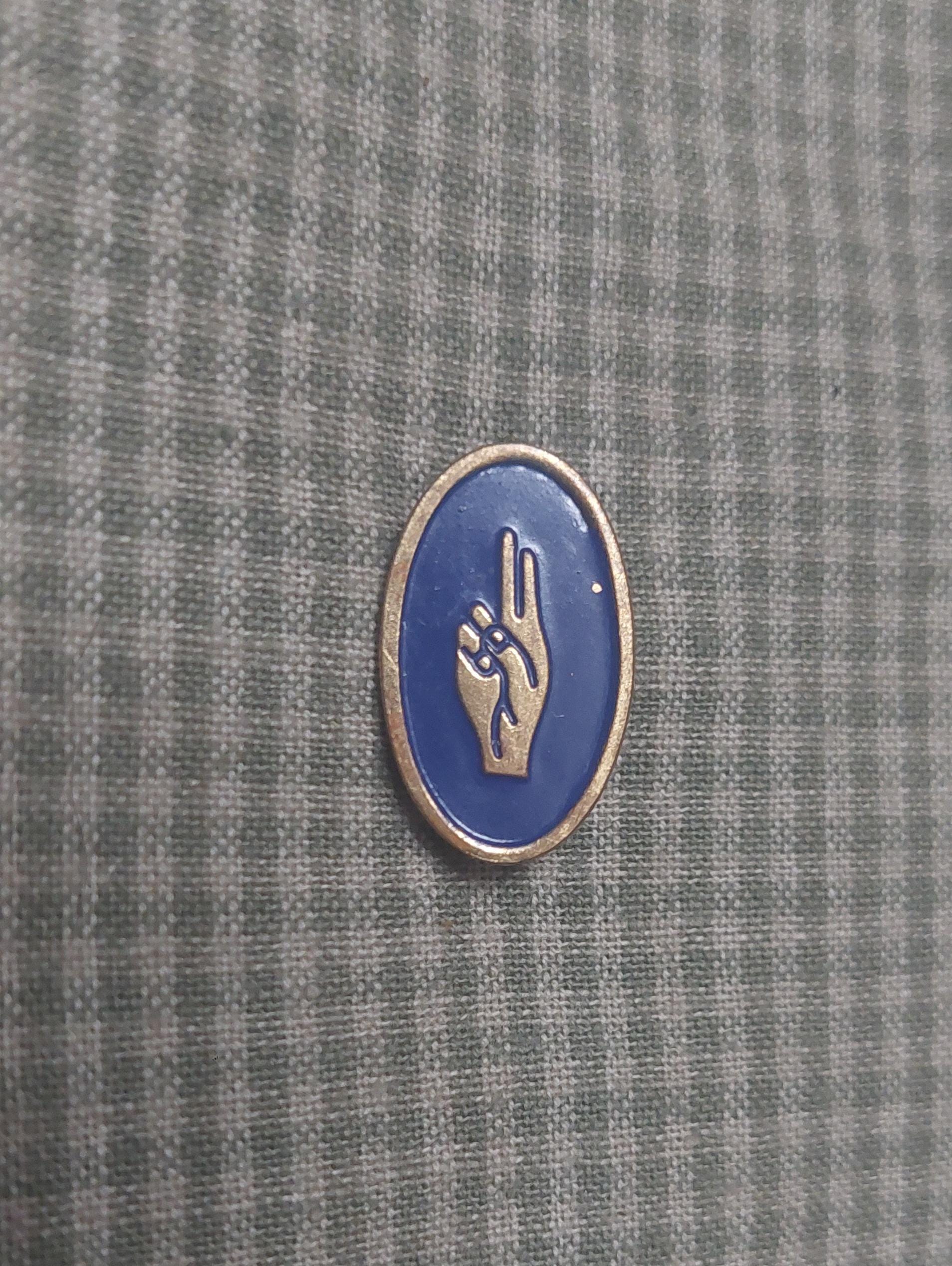 Vintage Girl Scout 2 Finger Honor Salute Pin Brooch - Etsy