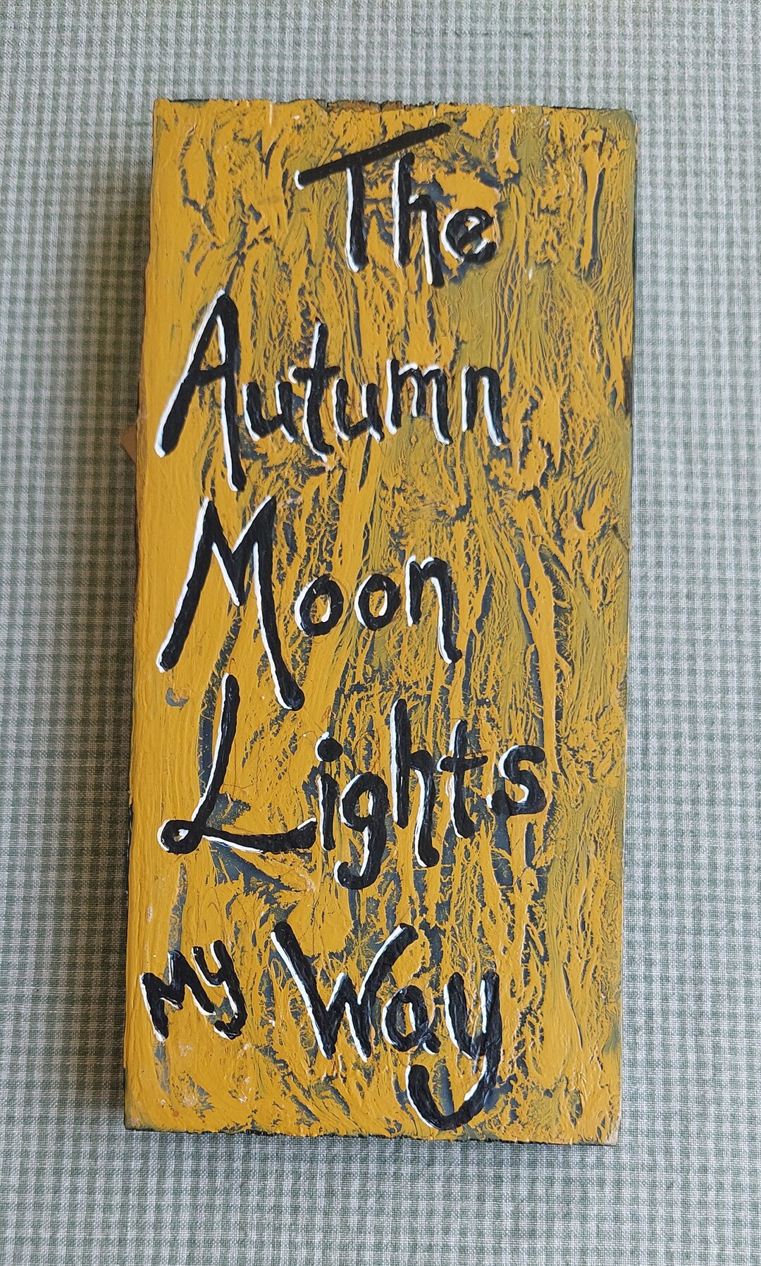 Autumn Moon Crackle Sign - Etsy