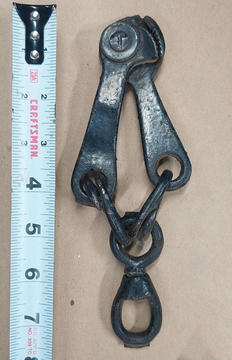 Antique Painted Iron Barbed Wire Fence Puller Cattle Ranch Farm - Etsy