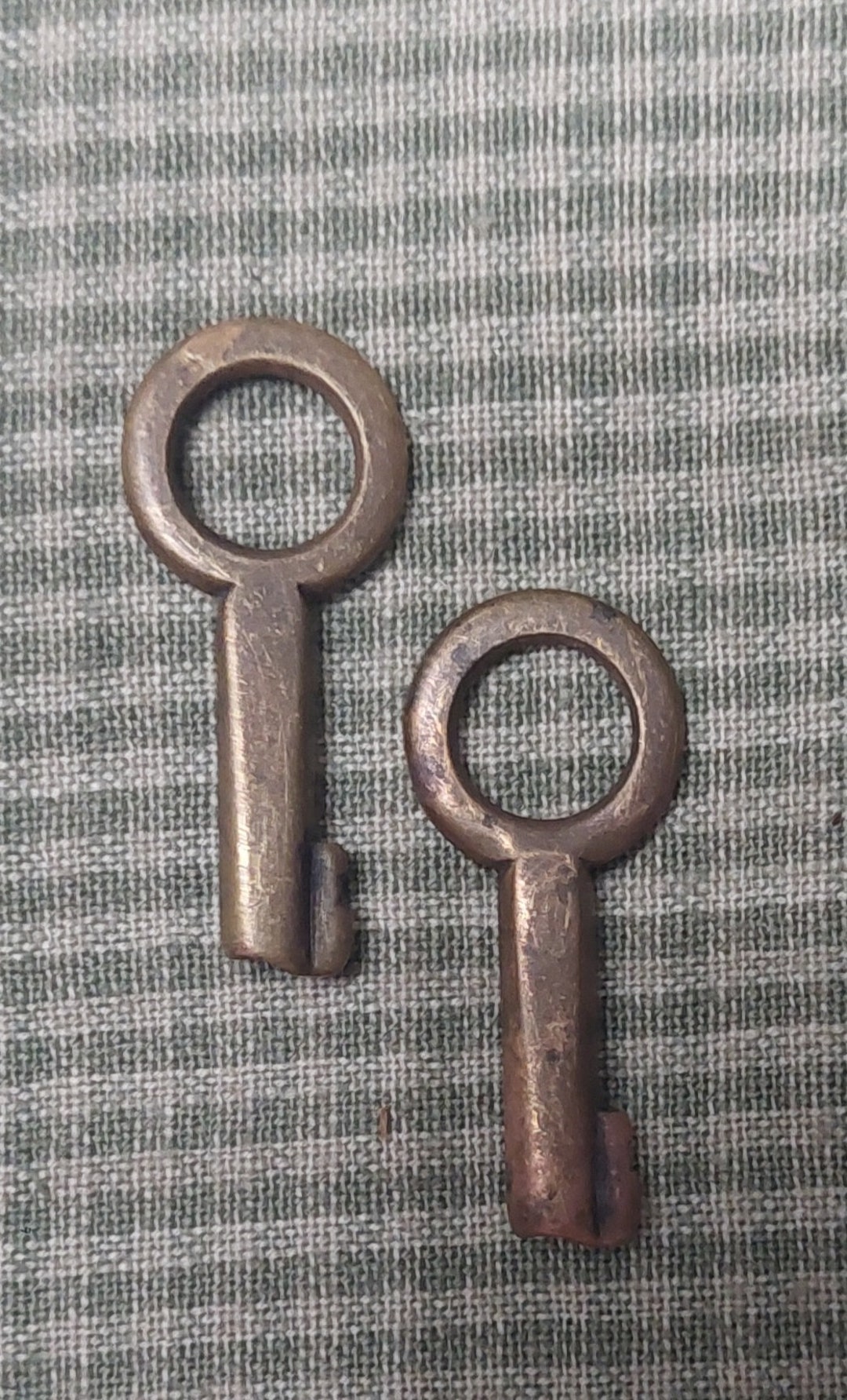Set of 2 Vintage Brass Railway Switch Keys - Etsy