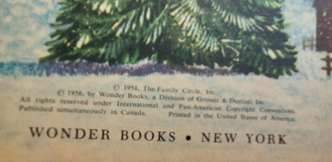 Vintage 1954 the Most Beautiful Tree in the World Children's Christmas ...