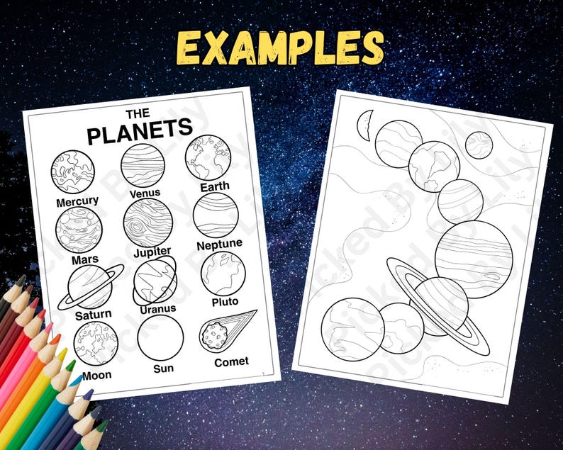 Solar System Coloring Book: Kids' Educational Activity (PDF Download ...