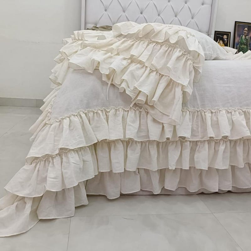 Ruffled Bedding - Etsy