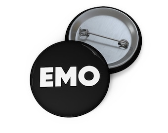 Emo Button Pin - Etsy