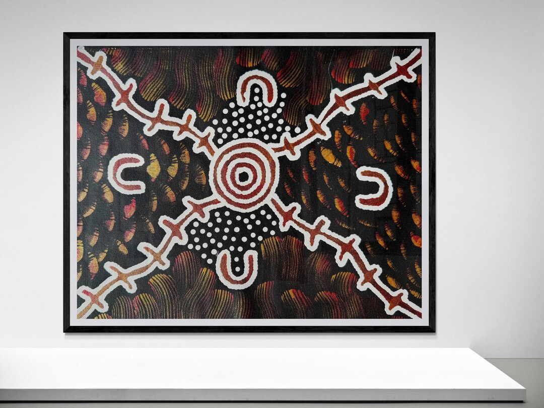 Original Aboriginal Painting: Waterhole Dreaming by Sharon Napanangka ...