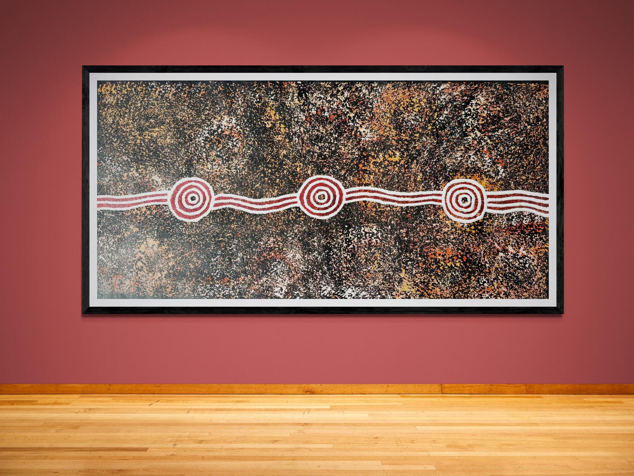 Original Aboriginal Painting: Waterhole Dreaming by Sharon Napanangka ...
