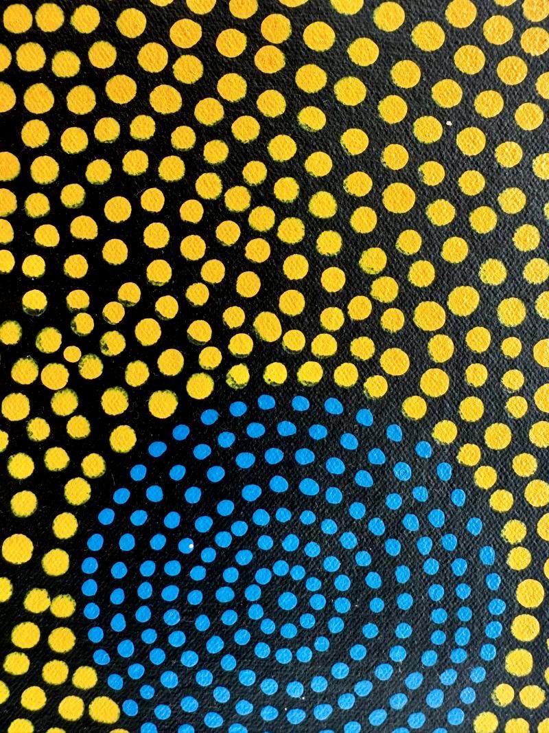 Original Aboriginal Painting, Waterhole Dreaming by Eunice Nungarrayi ...