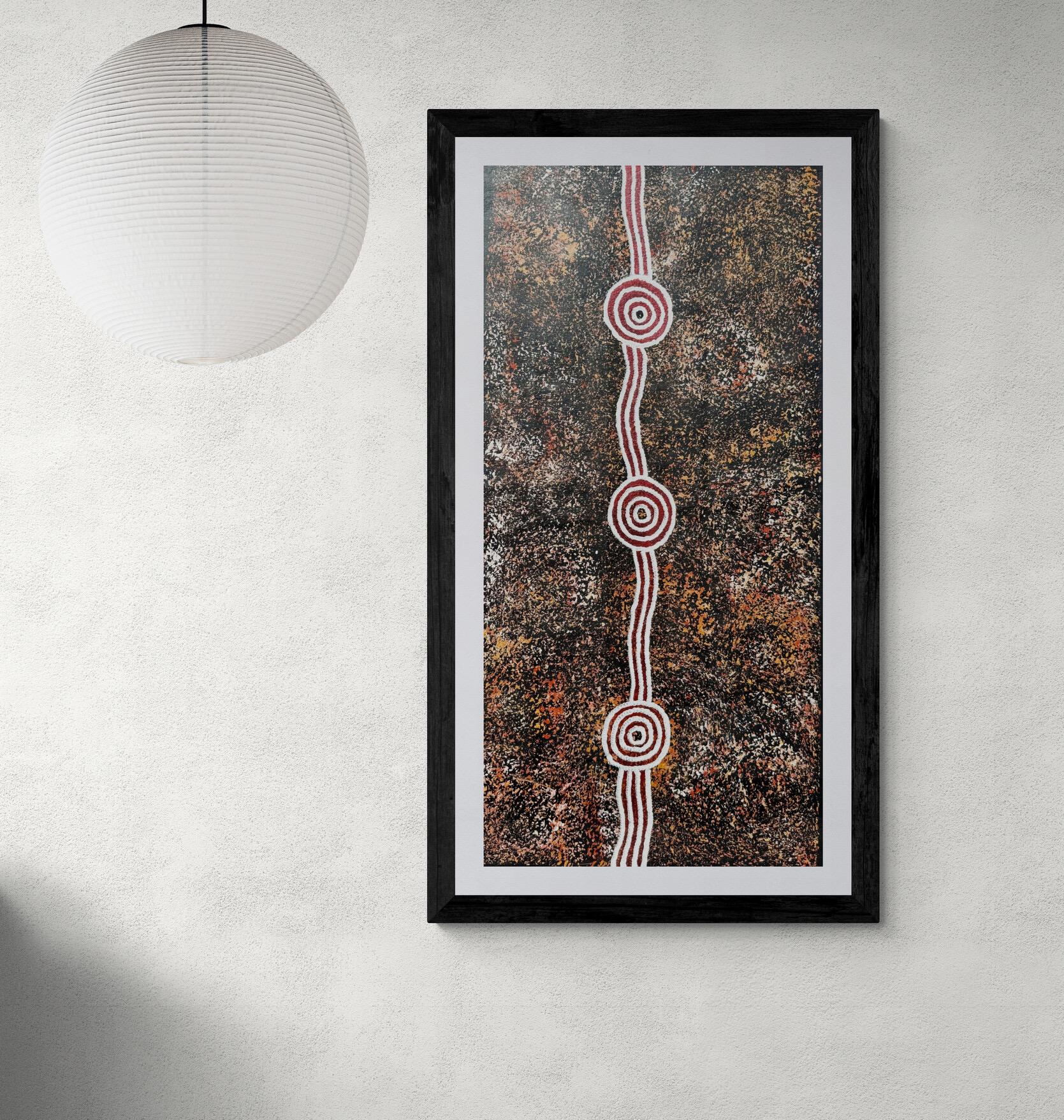 Original Aboriginal Painting: Waterhole Dreaming by Sharon Napanangka ...
