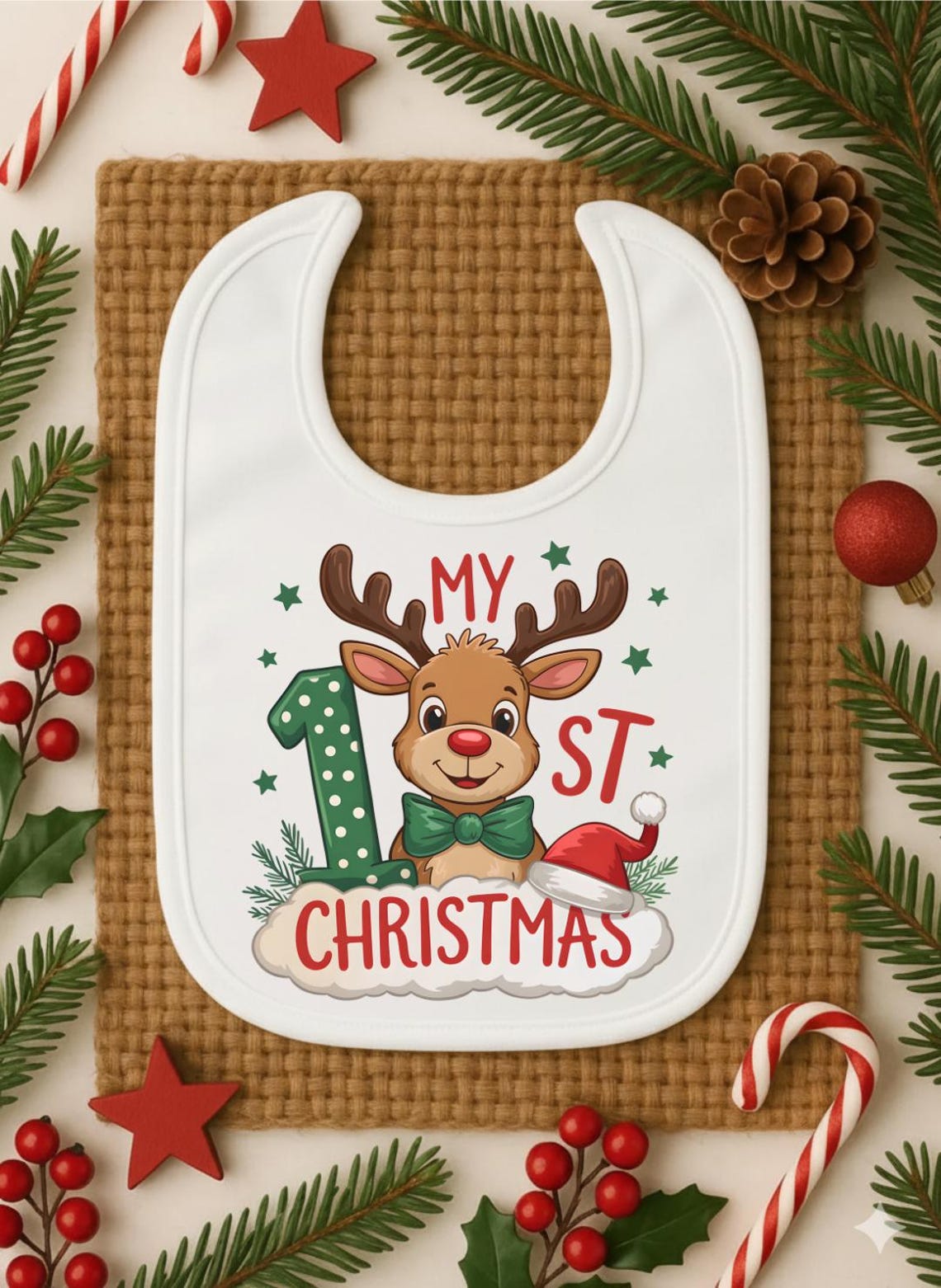 My 1st Christmas Clipart, Baby First Christmas Clipart, Christmas ...