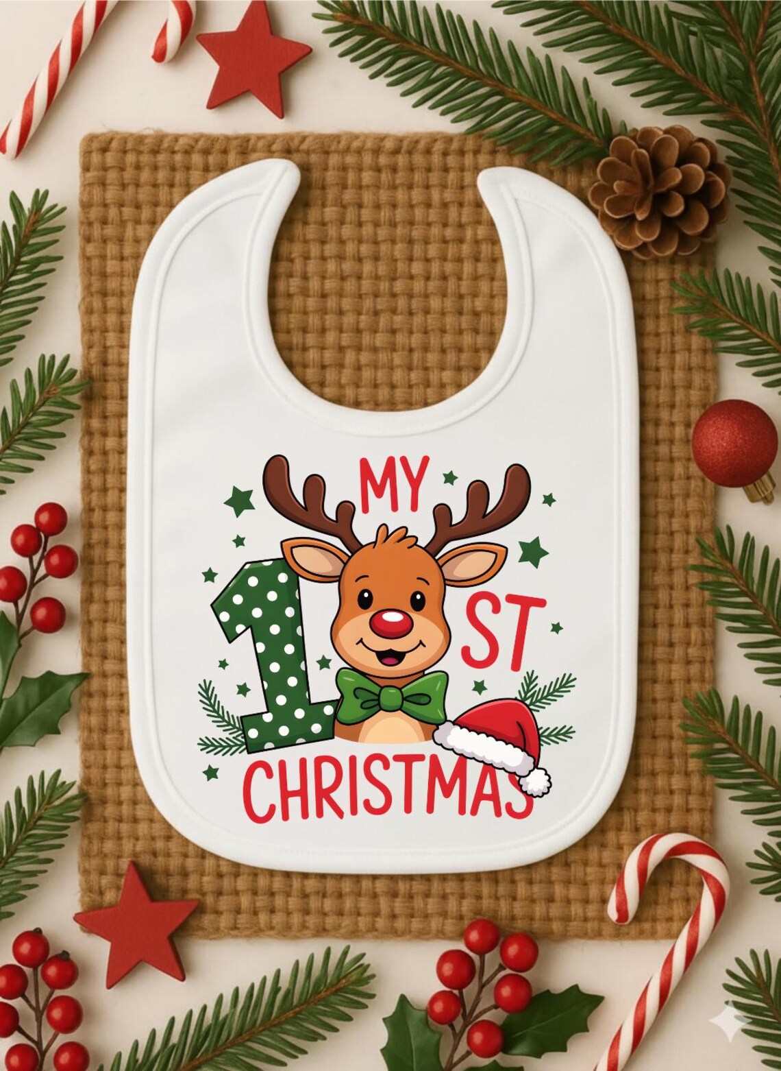 My 1st Christmas Clipart, Baby First Christmas Clipart, Christmas ...