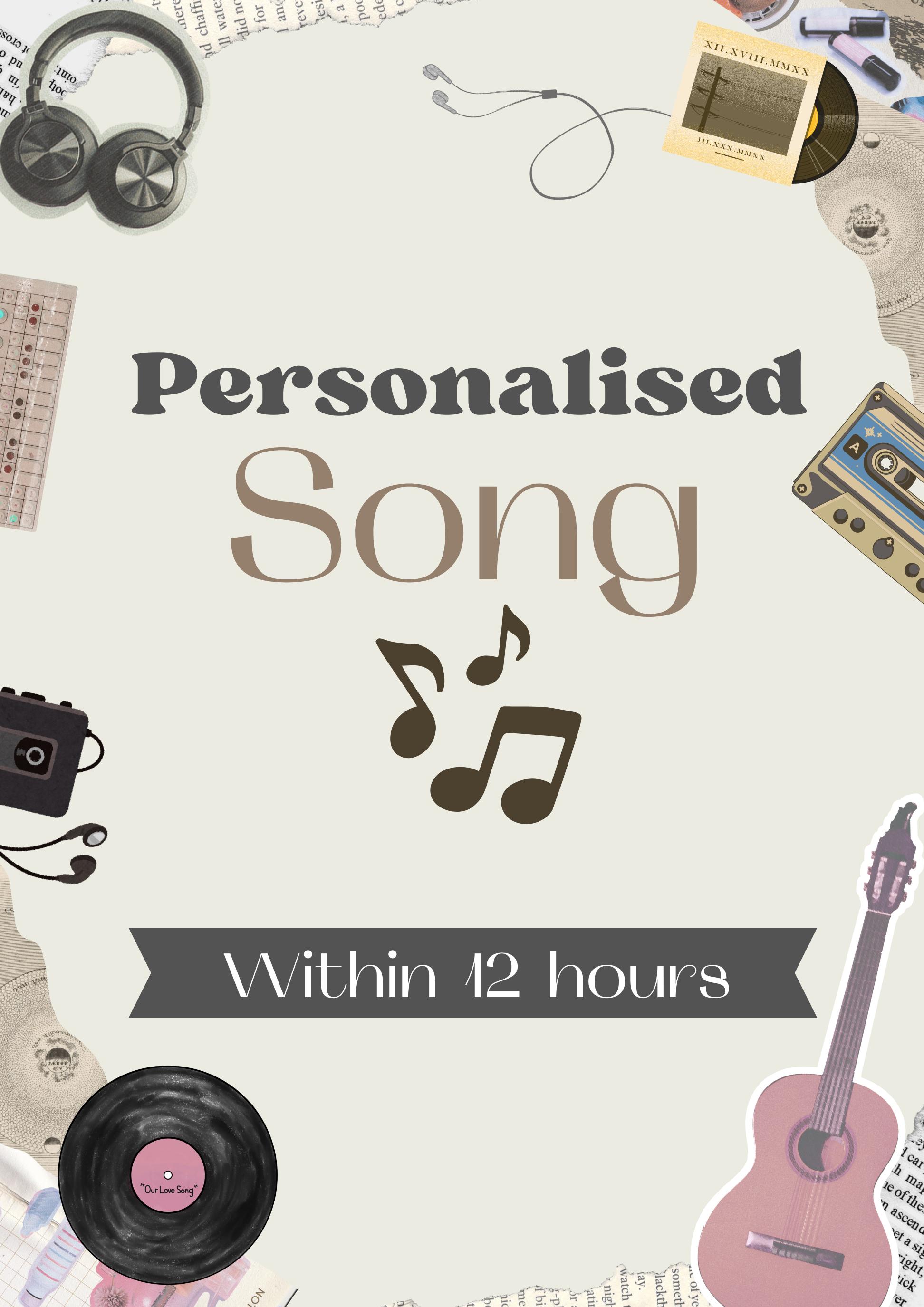 Create a Custom Song | Personalized Song | Custom Lyrics | Personalized ...