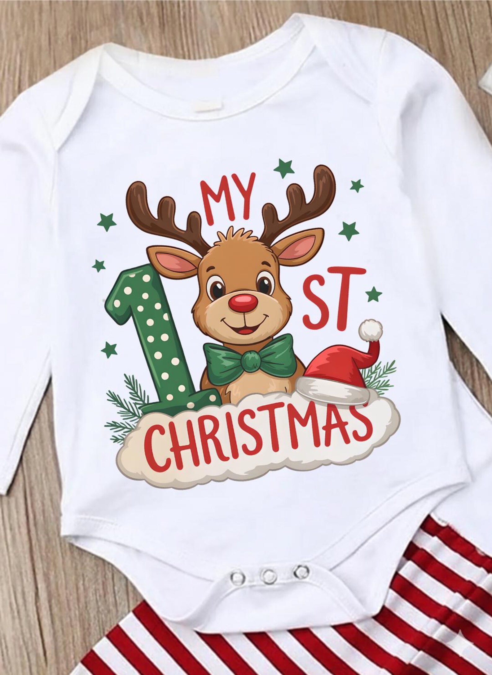My 1st Christmas Clipart, Baby First Christmas Clipart, Christmas ...