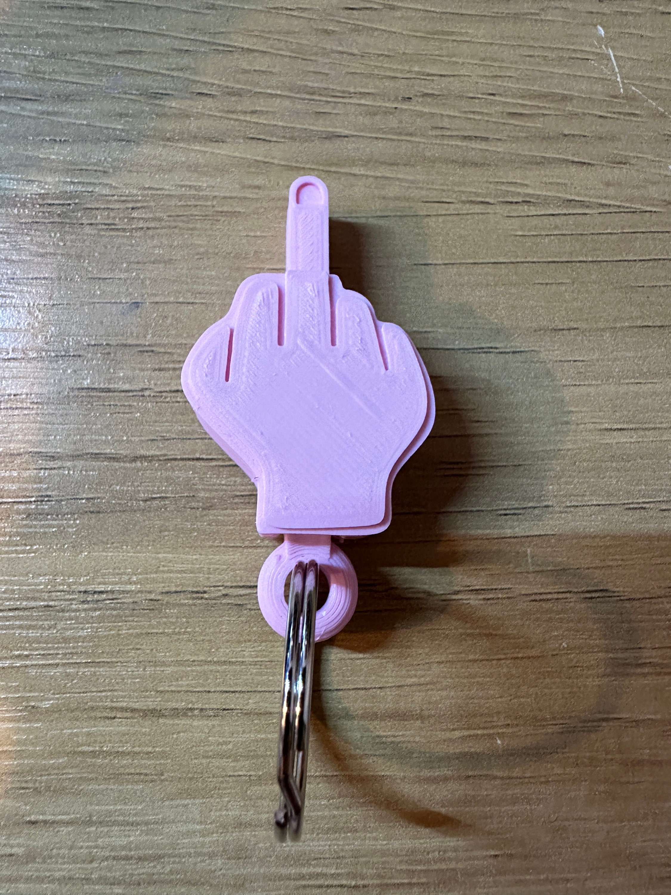 Middle Finger Keyring - Etsy
