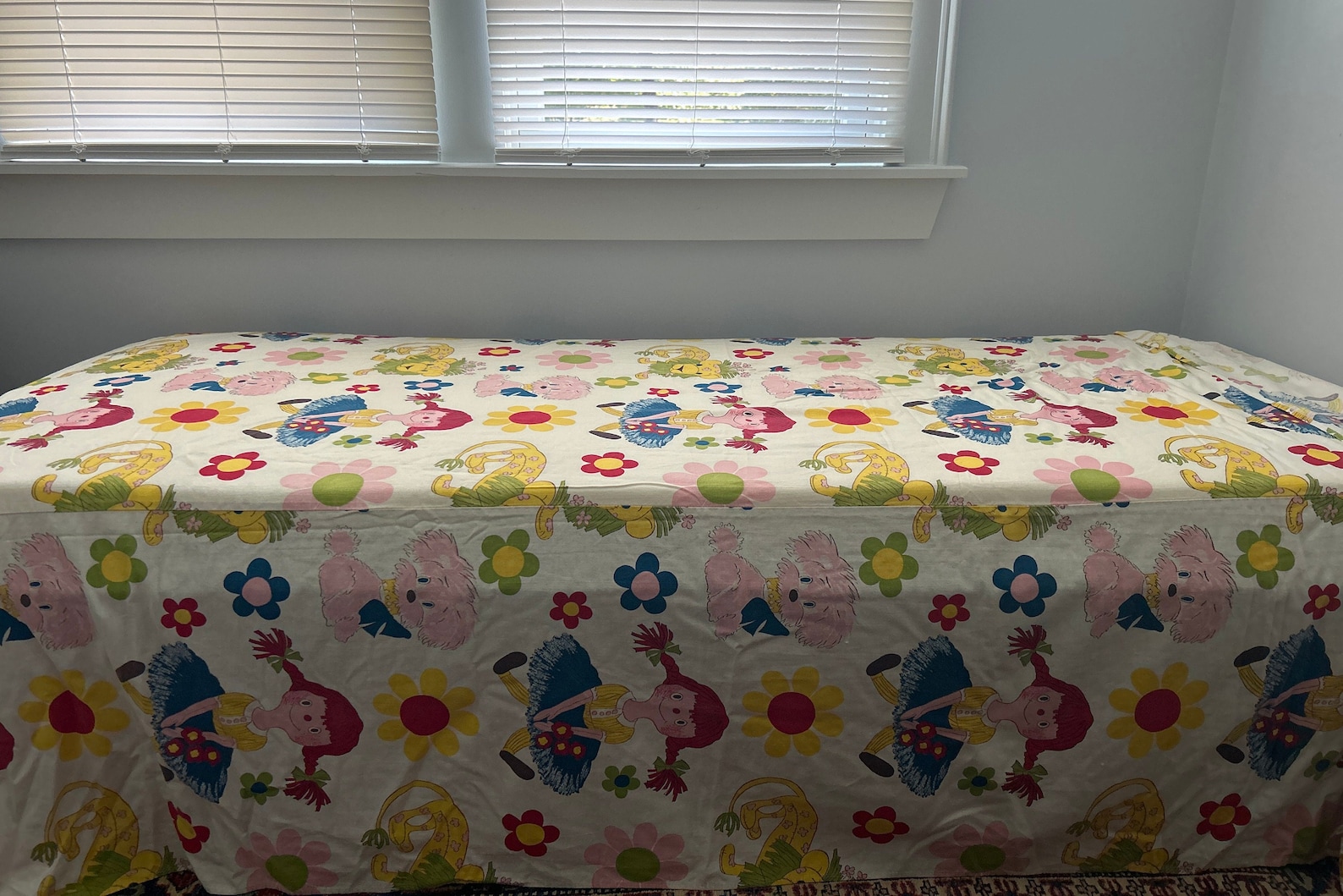 1970s Vintage Pippi Longstocking Sears Twin Bed Cover - Etsy