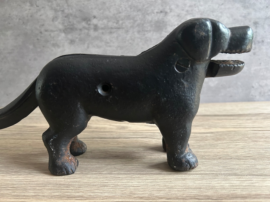 Antique Vintage Cast Iron Dog Nutcracker Black Lab Nutcracker - Etsy