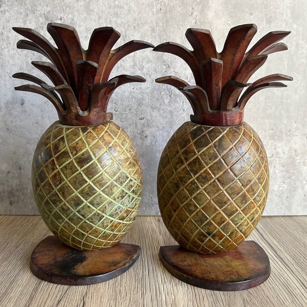 Pineapple Bookends - Etsy
