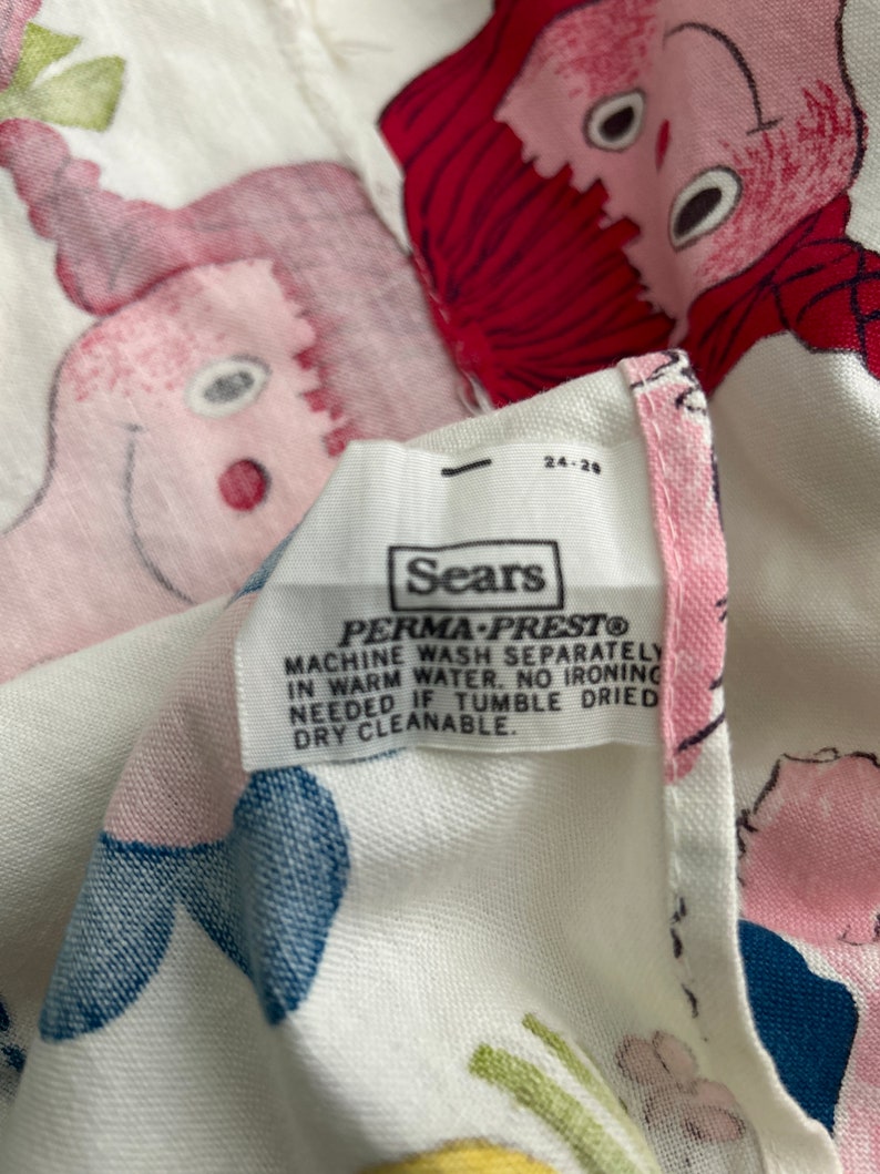 1970s Vintage Pippi Longstocking Sears Twin Bed Cover - Etsy