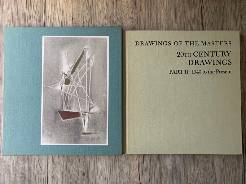 1960s Art Book Drawings of the Masters 20th Century Part II - Etsy