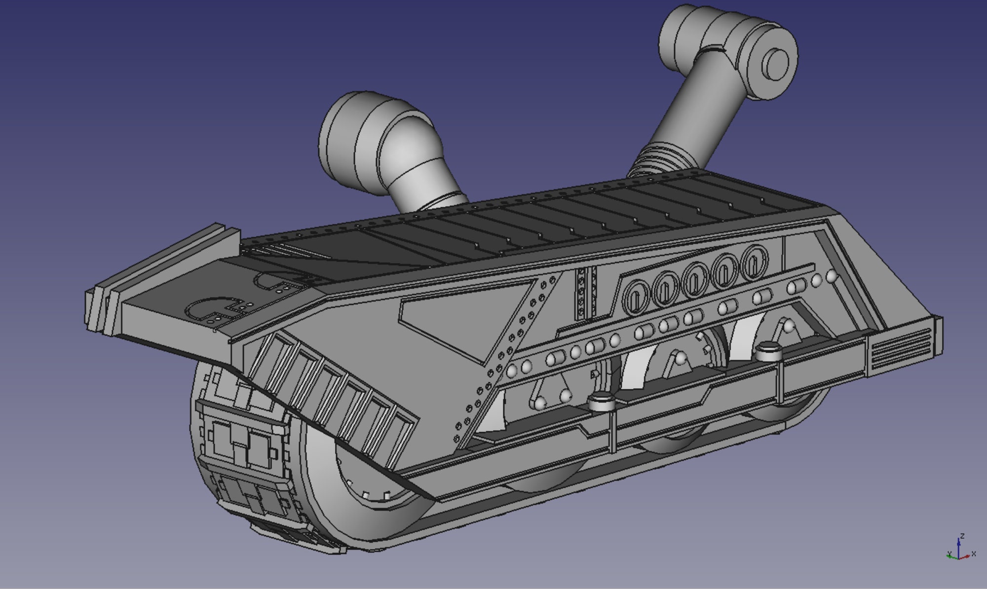 Corporate Alliance Tank Droid Star Wars Kenner Hasbro Toy Repro Parts ...