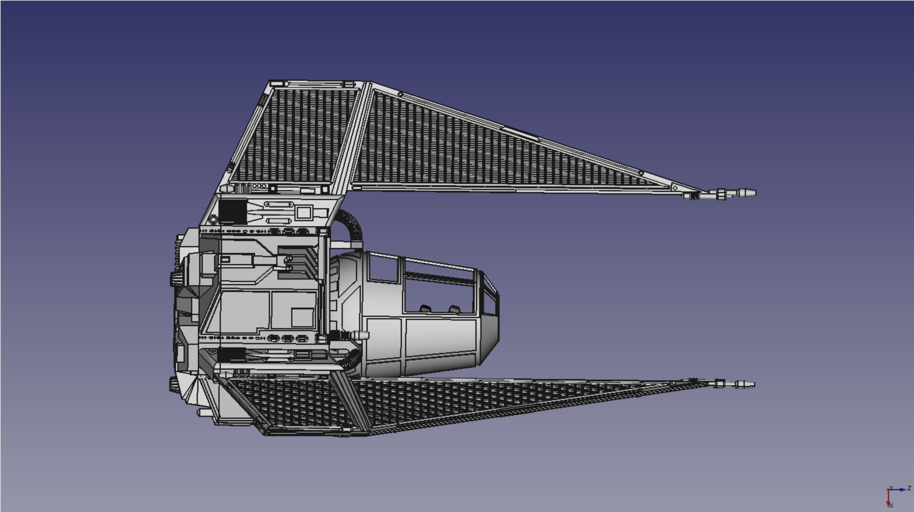 Tie Phantom 3.75" Figure Toy Ship - Etsy