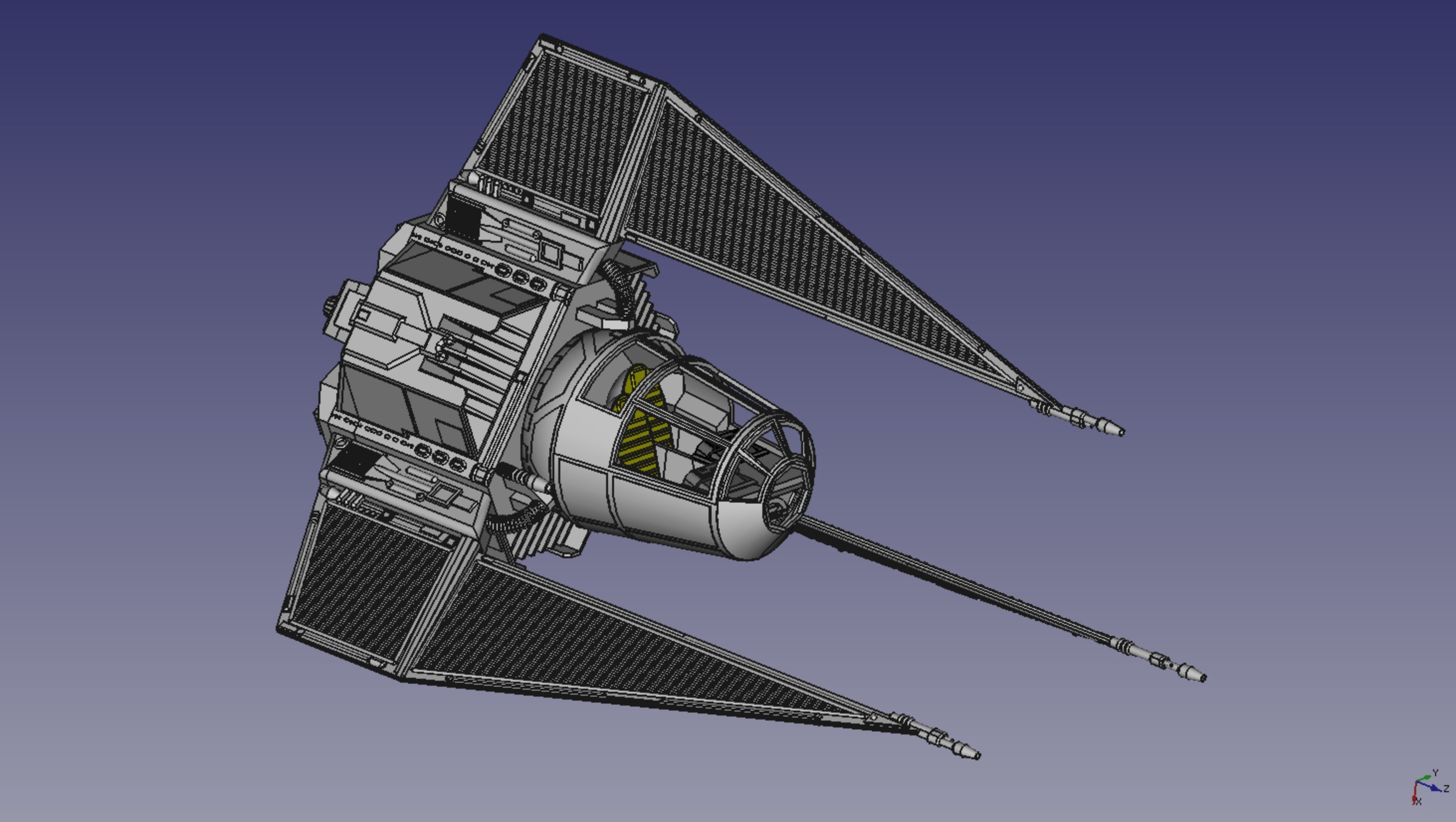 Tie Phantom 3.75" Figure Toy Ship - Etsy