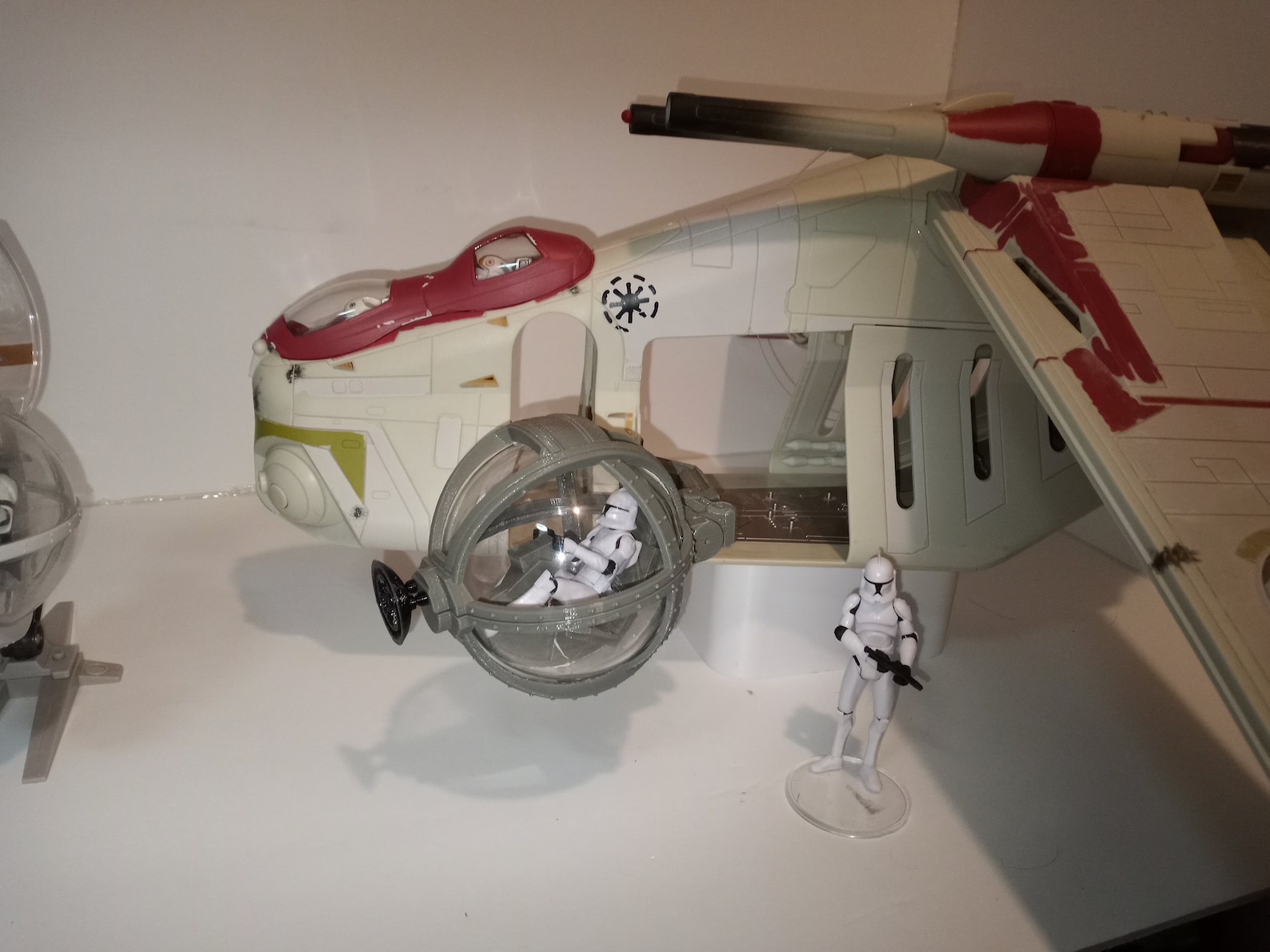 Republic Gunship LAAT Gun POD Star Wars Kenner Hasbro Toy Repro Parts ...