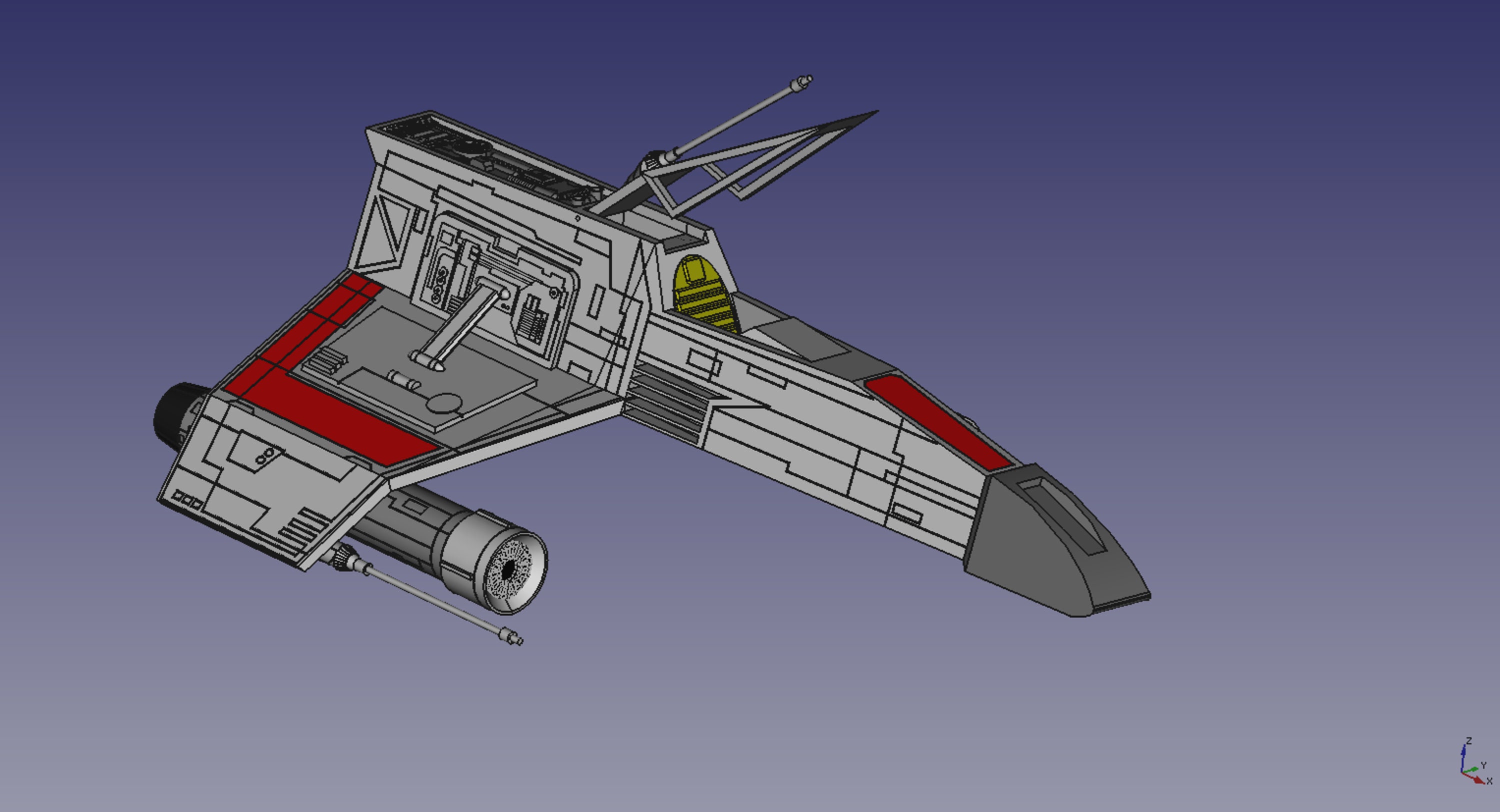 E-wing Starfighter 3.75 Figure Toy Ship - Etsy