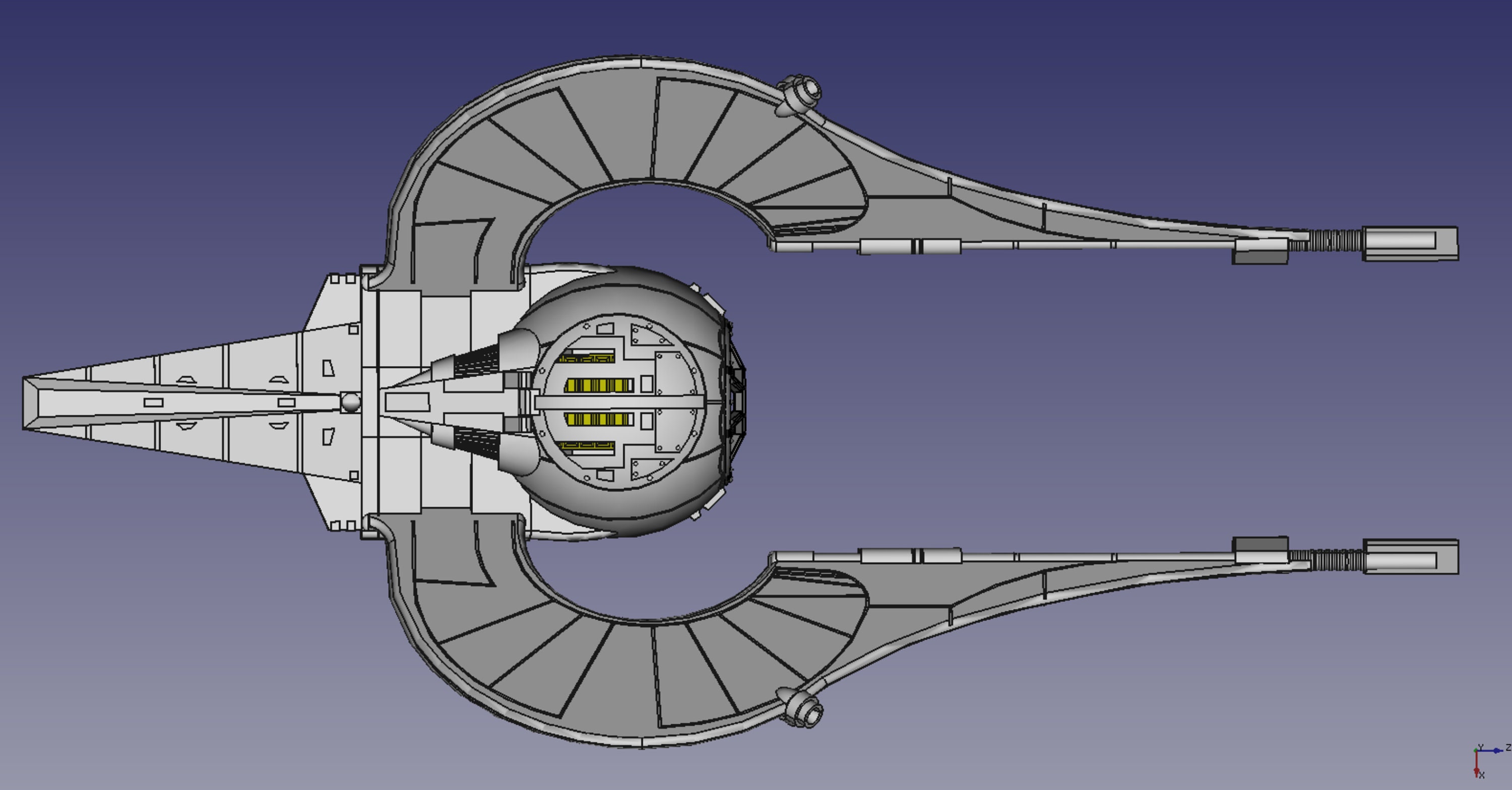 Chiss Clawcraft 3.75 Figure Toy Ship - Etsy