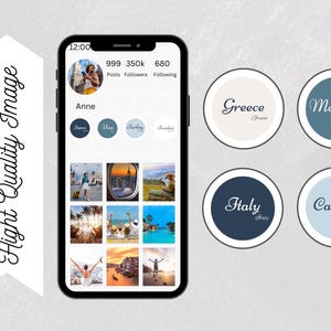 500 Countries and Islands With Name Instagram Highlight Covers ...