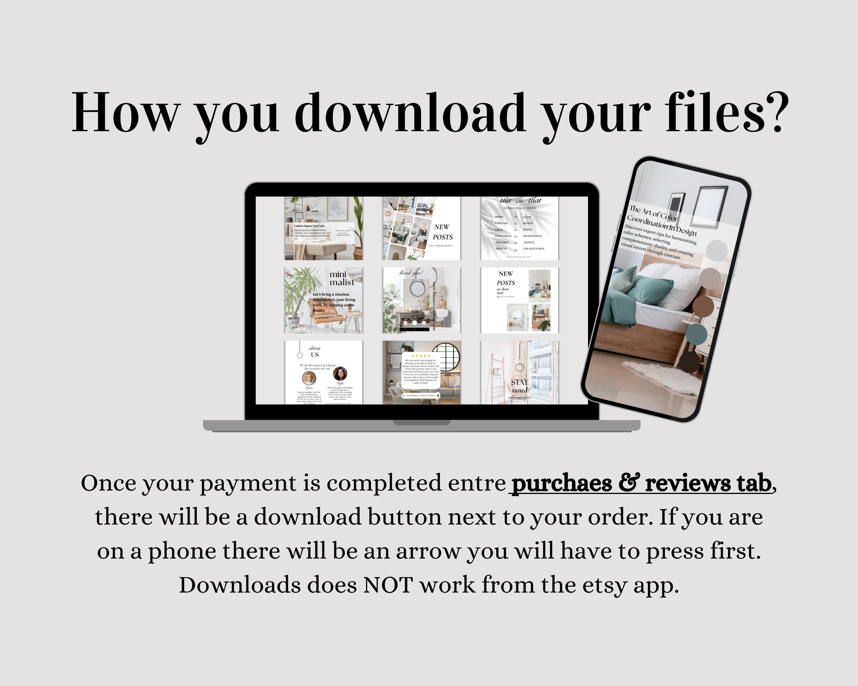 200 Interior Design Instagram Post Templates | Interior Decoration ...