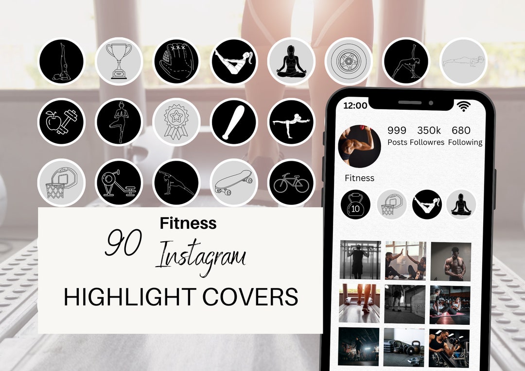 Fitness Instagram Highlight Covers, Instagram Story Highlight Icons ...