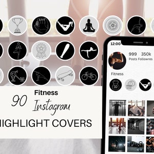 Fitness Instagram Highlight Covers, Instagram Story Highlight Icons ...