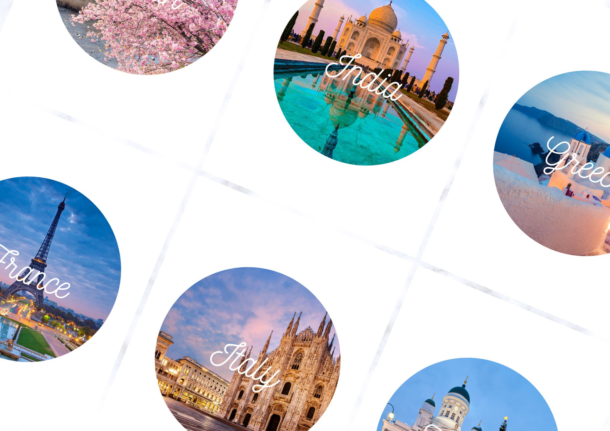 Instagram Travel Highlight Covers | 50 Countries, Instagram Story ...