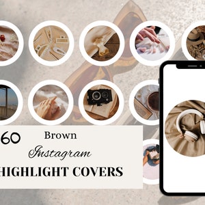 60 Brown Instagram Story Highlight Covers | Instagram Story Highlight ...