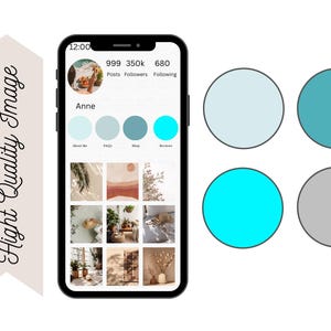 30 Blue Instagram Highlight Covers | Solid Color Highlight Icons ...