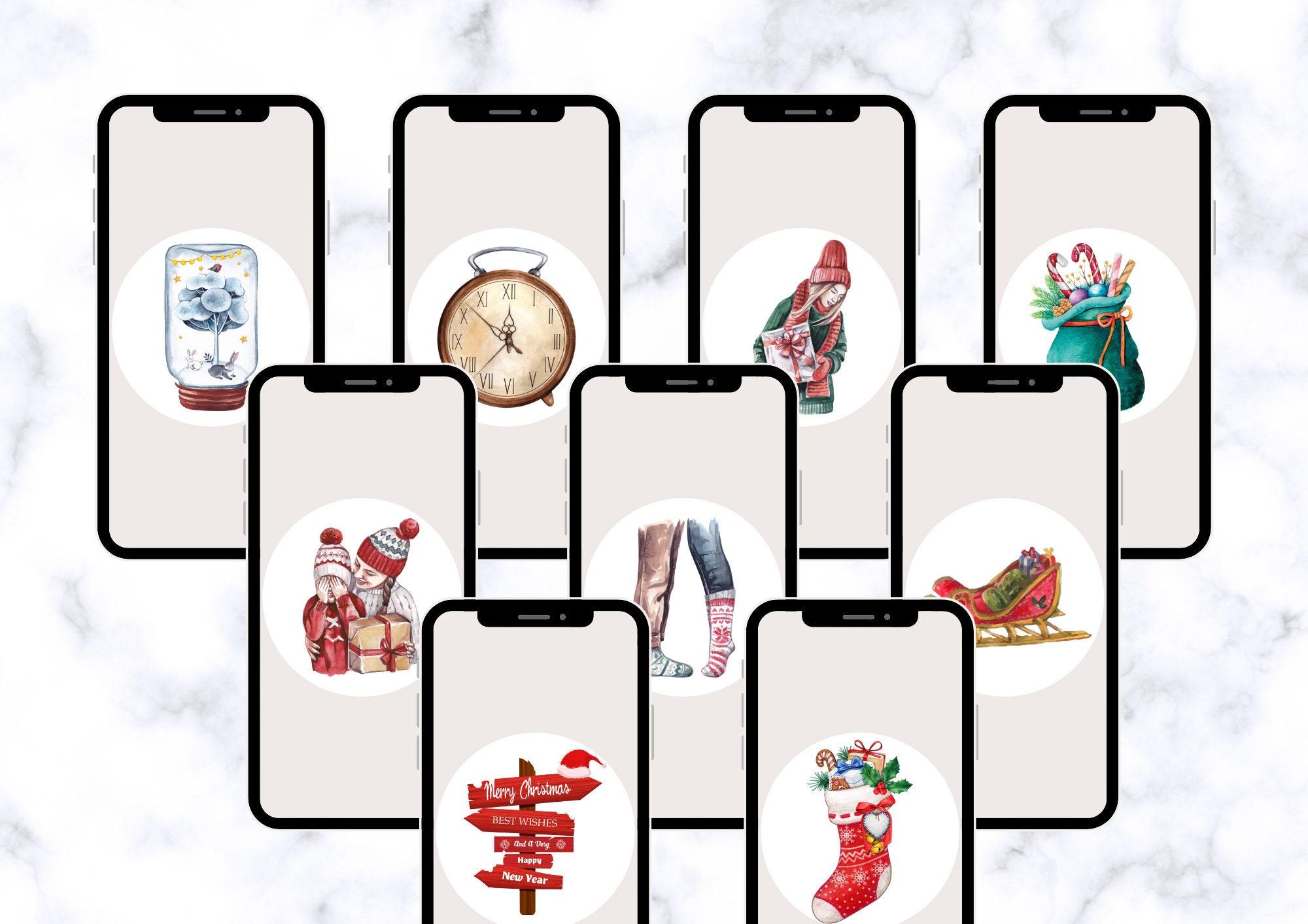 Christmas Instagram Highlight Covers, Instagram Story Highlight Icons ...