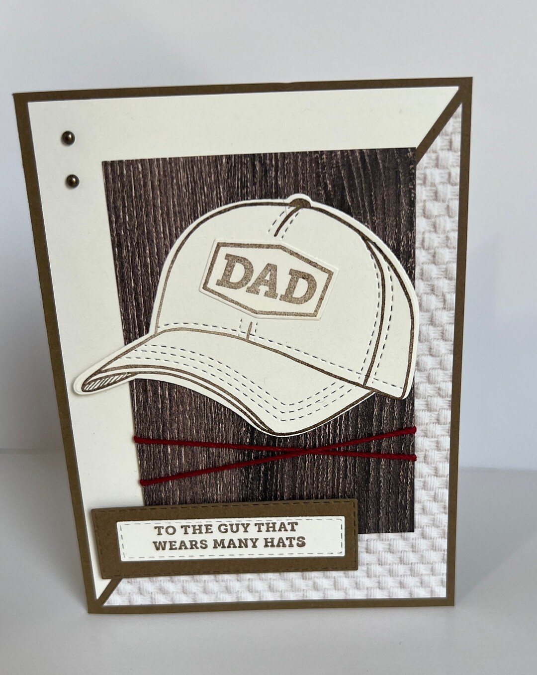 Handmade Card/greeting Card/blank Card/baseball Cap Card - Etsy