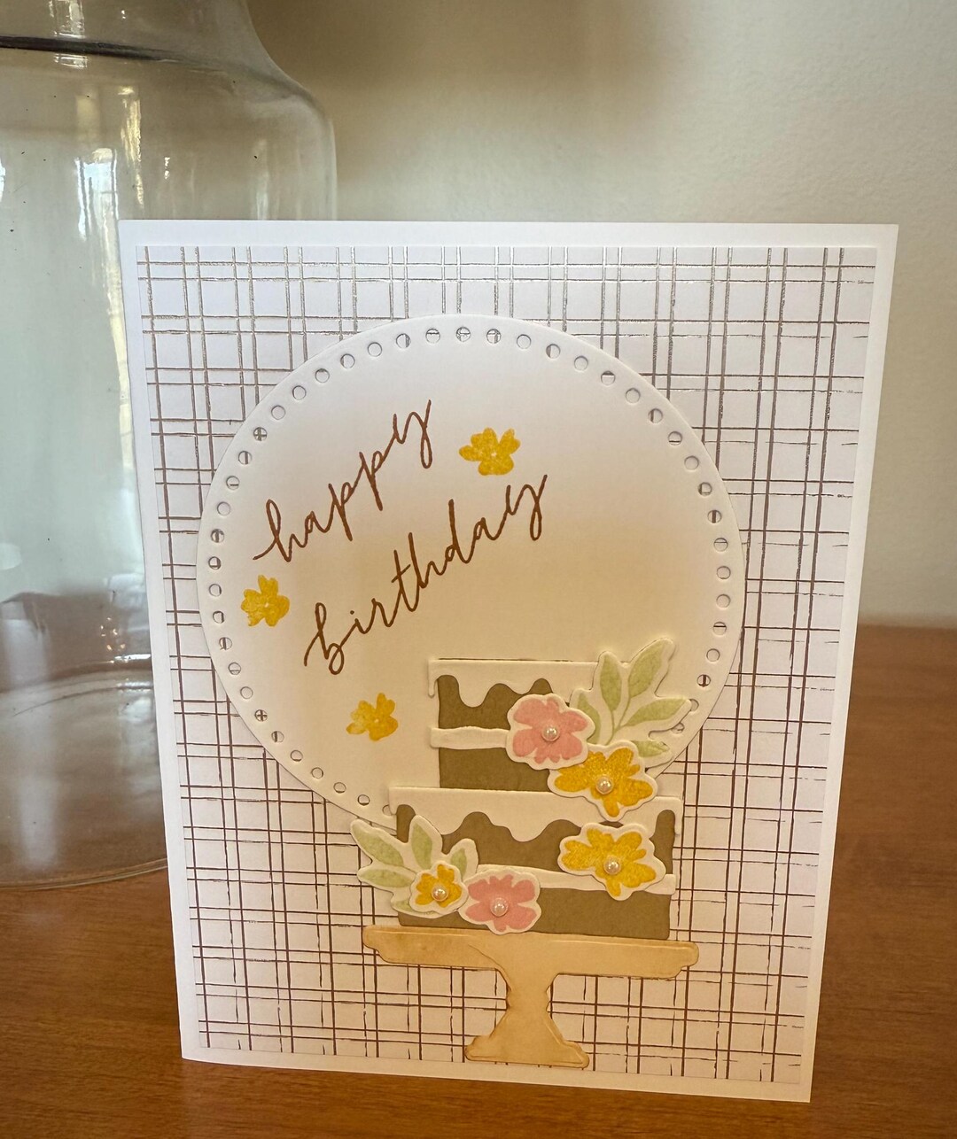 Handmade Birthday Card/stamped Birthday Card - Etsy