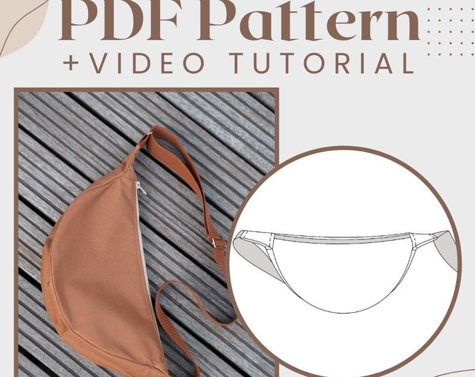 Crescent Bag PDF Sewing Pattern - Etsy Canada
