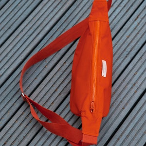 Red Crossbody Bag for Men and for Women. Canvas Everyday Sling Bag ...