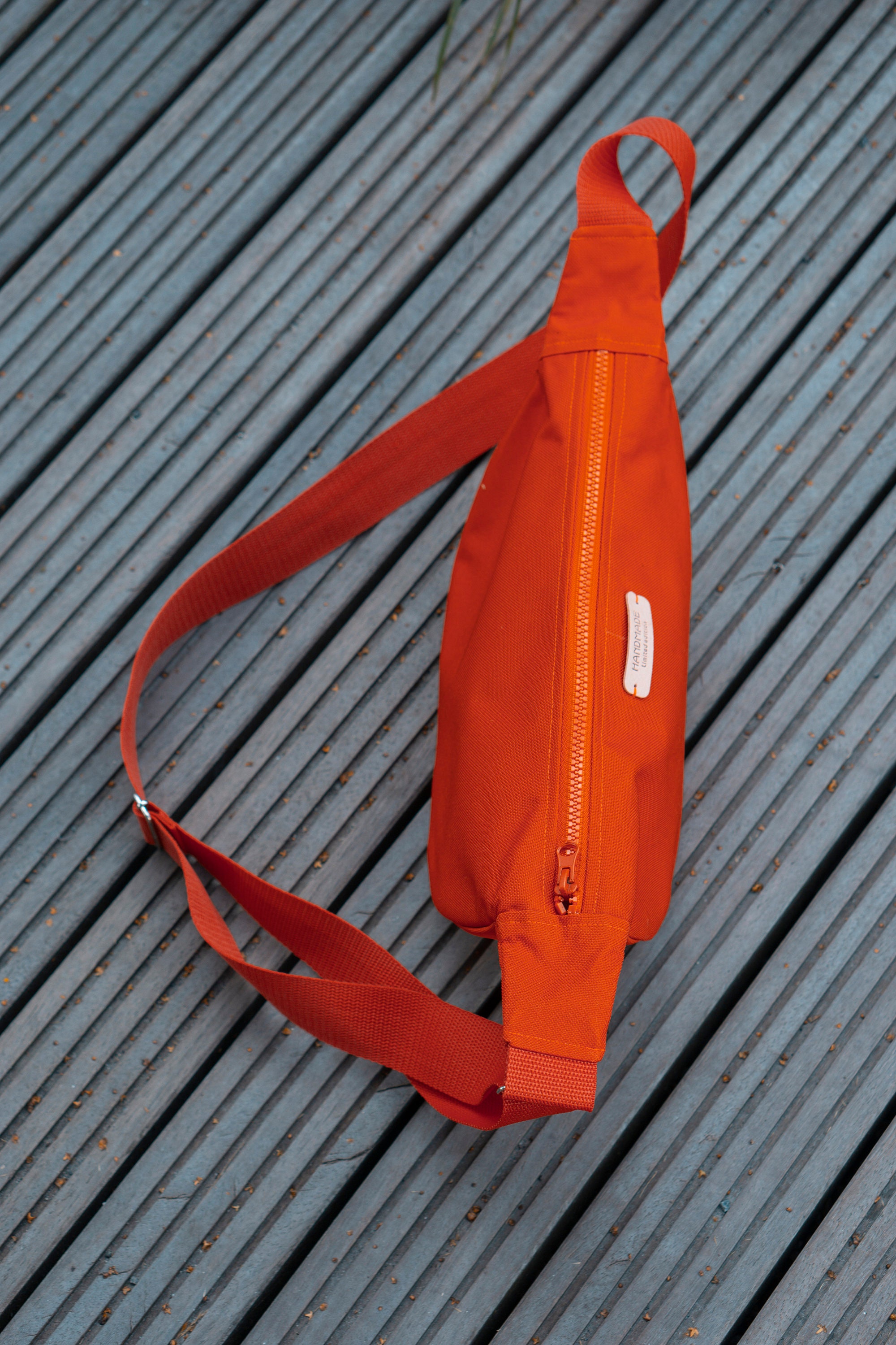 Red Crossbody Bag for Men and for Women. Canvas Everyday Sling Bag ...