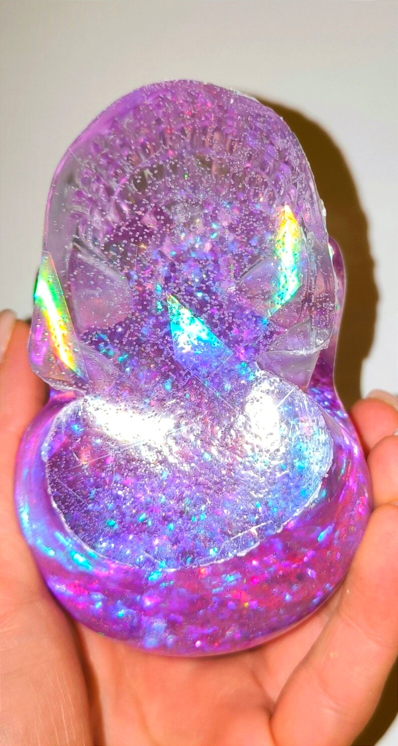 Holographic Resin Skull - Etsy